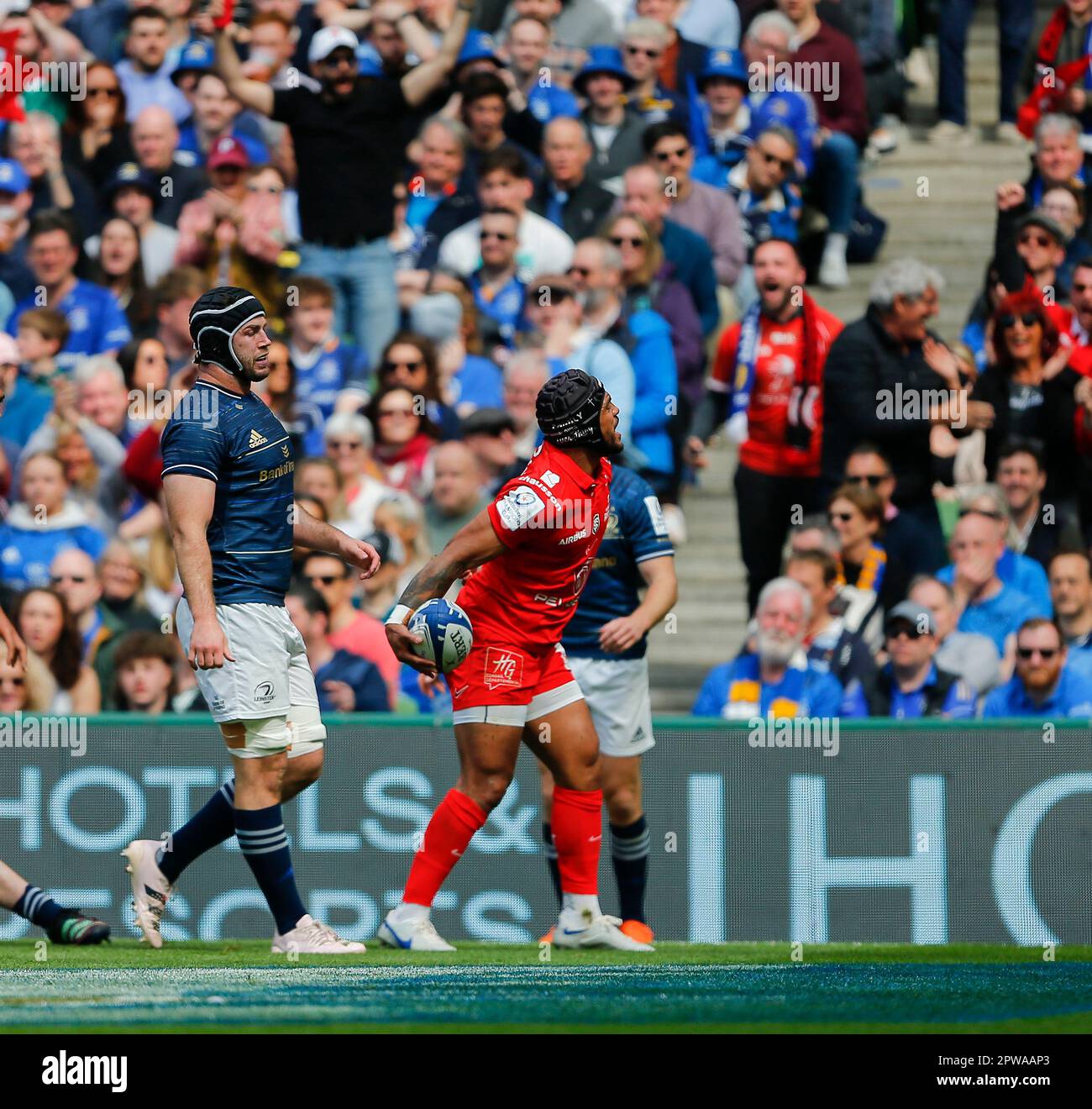 Aviva Stadium, Dublin, Ireland. 29th Apr, 2023. Heineken Champions Cup ...