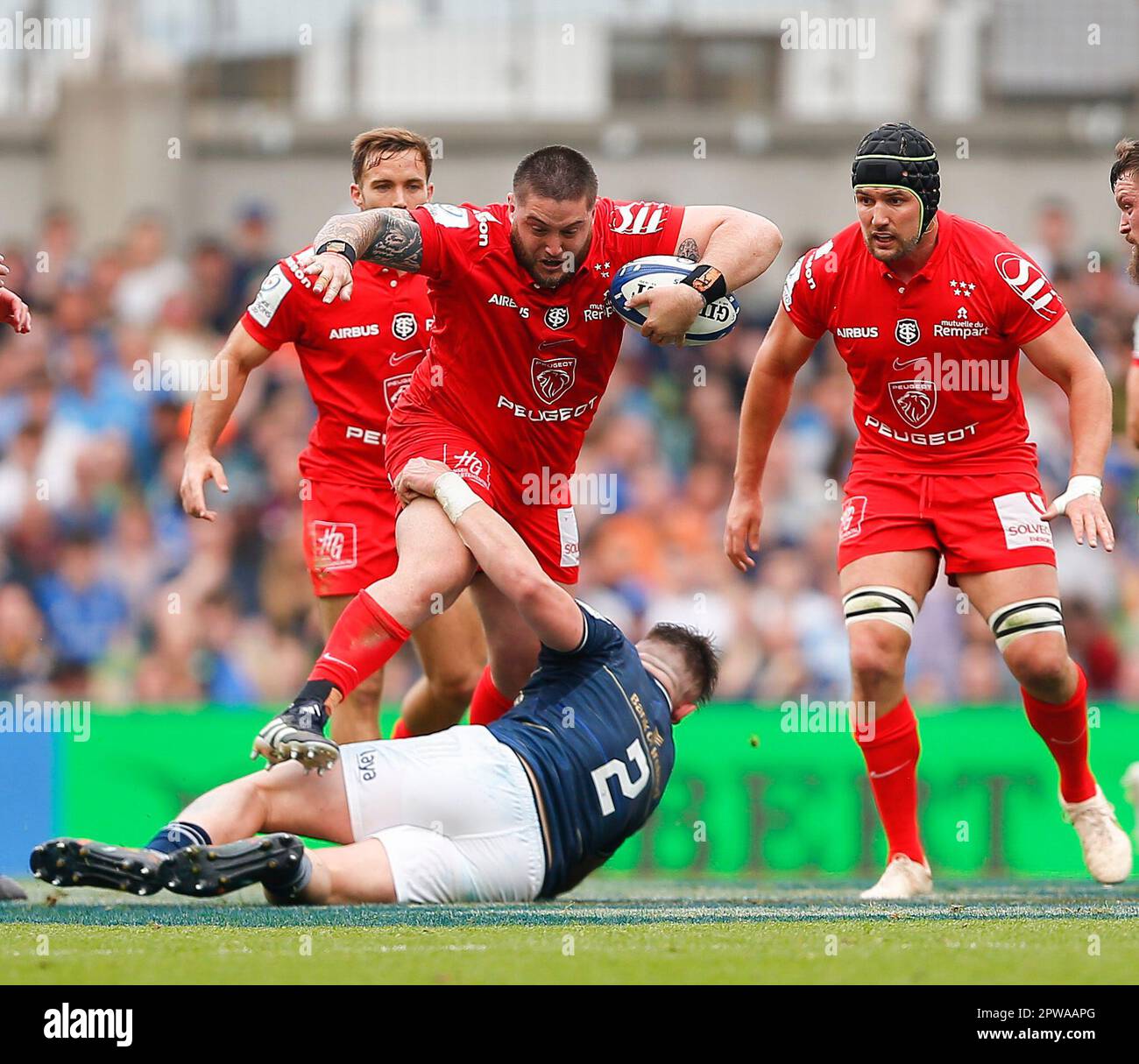 Aviva Stadium, Dublin, Ireland. 29th Apr, 2023. Heineken Champions Cup ...
