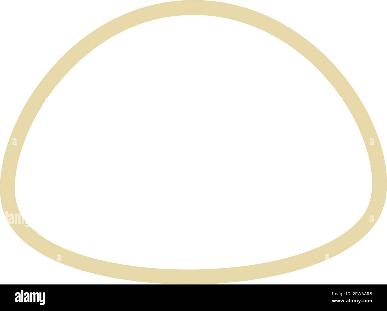 Abstract shape outline contemporary modern boho art design element ...