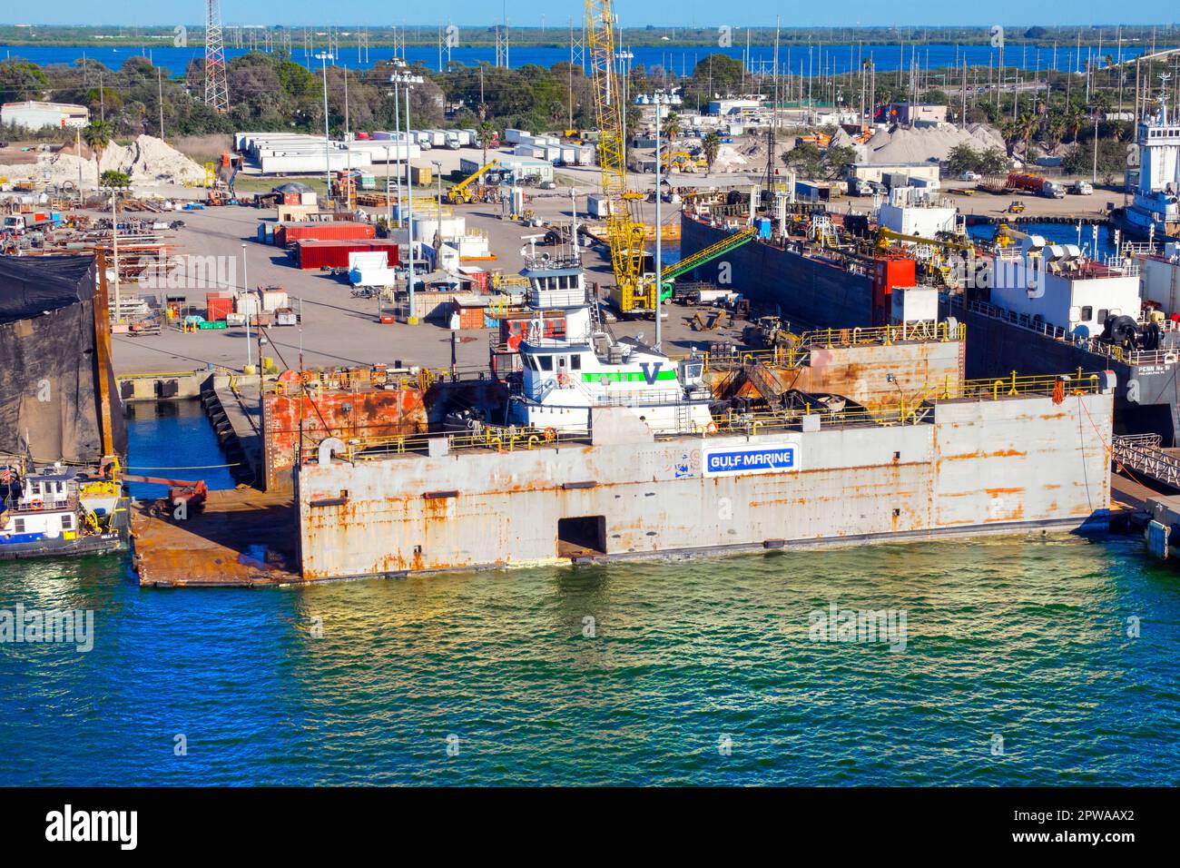 Tampa Ship dry dock ship repair facility is a full-service conversion ...