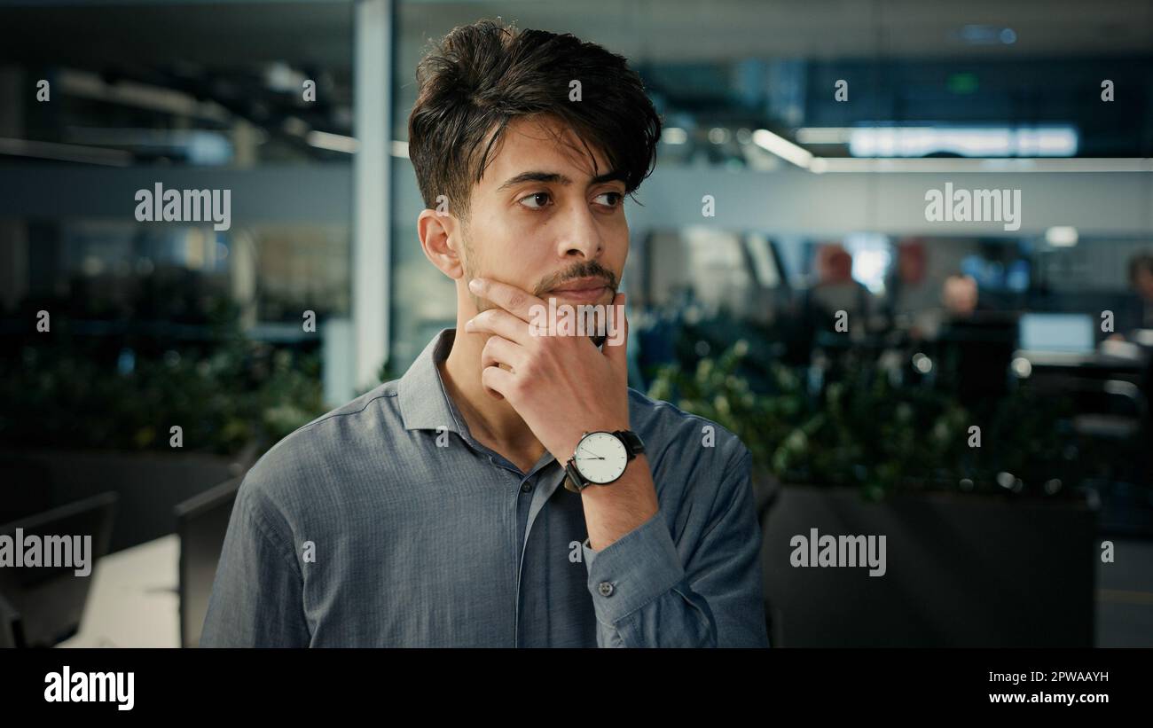Portrait brainstorming young businessman new hi-res stock photography ...