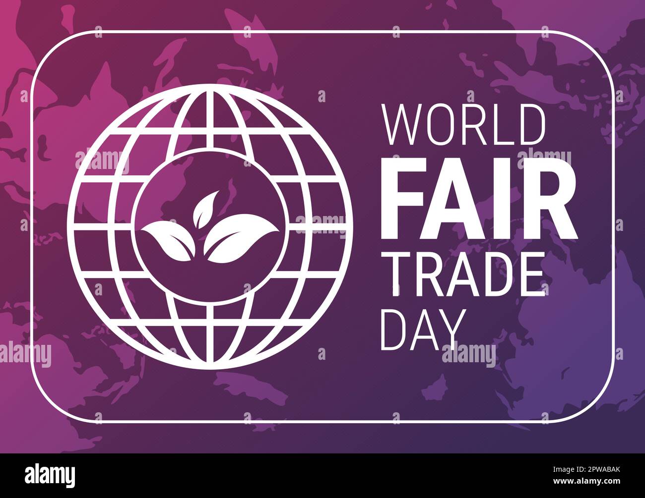 World Fair Trade Day Illustration with Scales Digitally, Climate ...