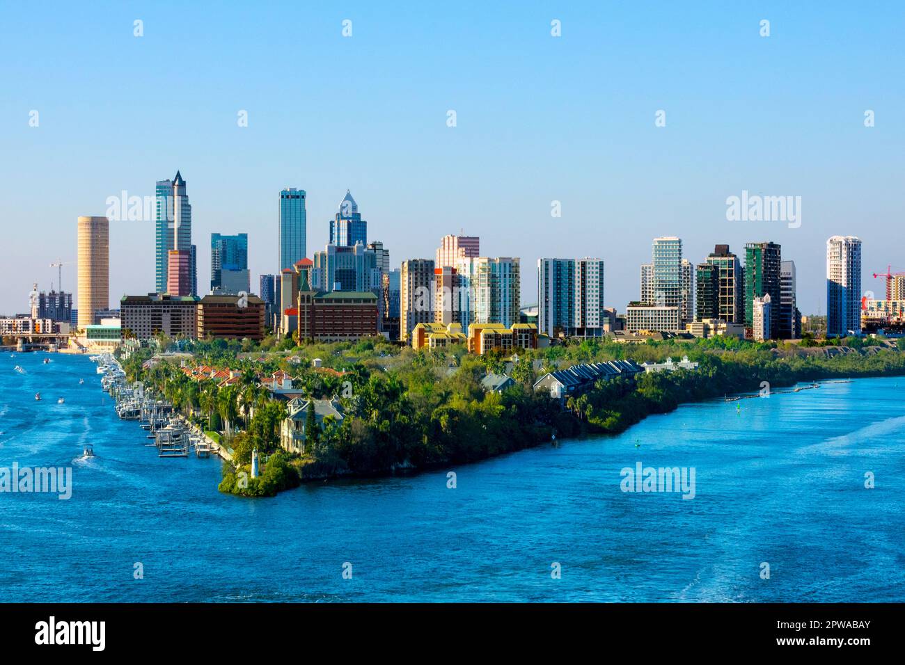 Tampa skyline is a city on the Gulf Coast of the U.S. state of Florida ...
