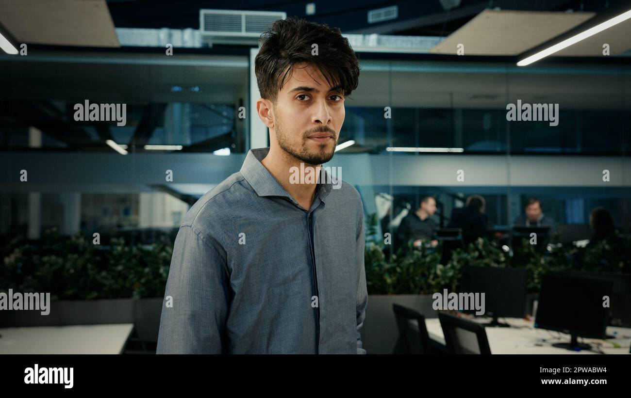 Smiling ethnic Indian Hispanic man businessman entrepreneur business ...