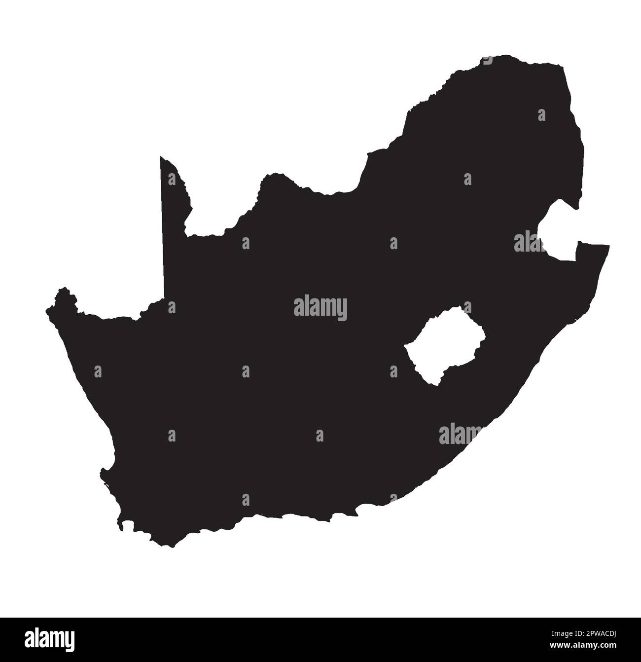 Map south africa outline hi-res stock photography and images - Alamy