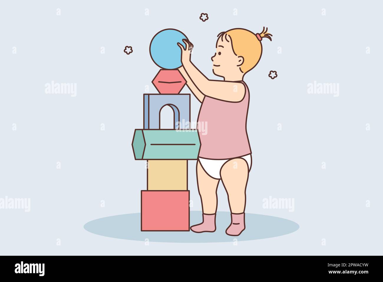 Nursery blocks Stock Vector Images - Alamy