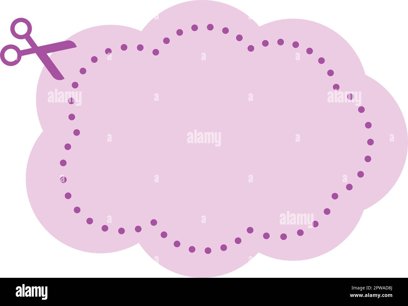 Cutting practice activites cloud shape symbol element for preschool ...