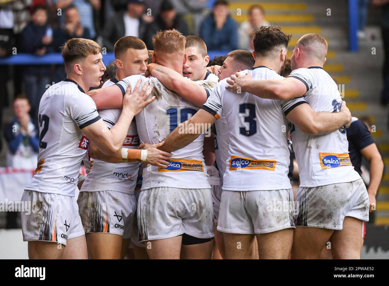 Warrington, England - 29th April 2023 - Ash Handley of England ...