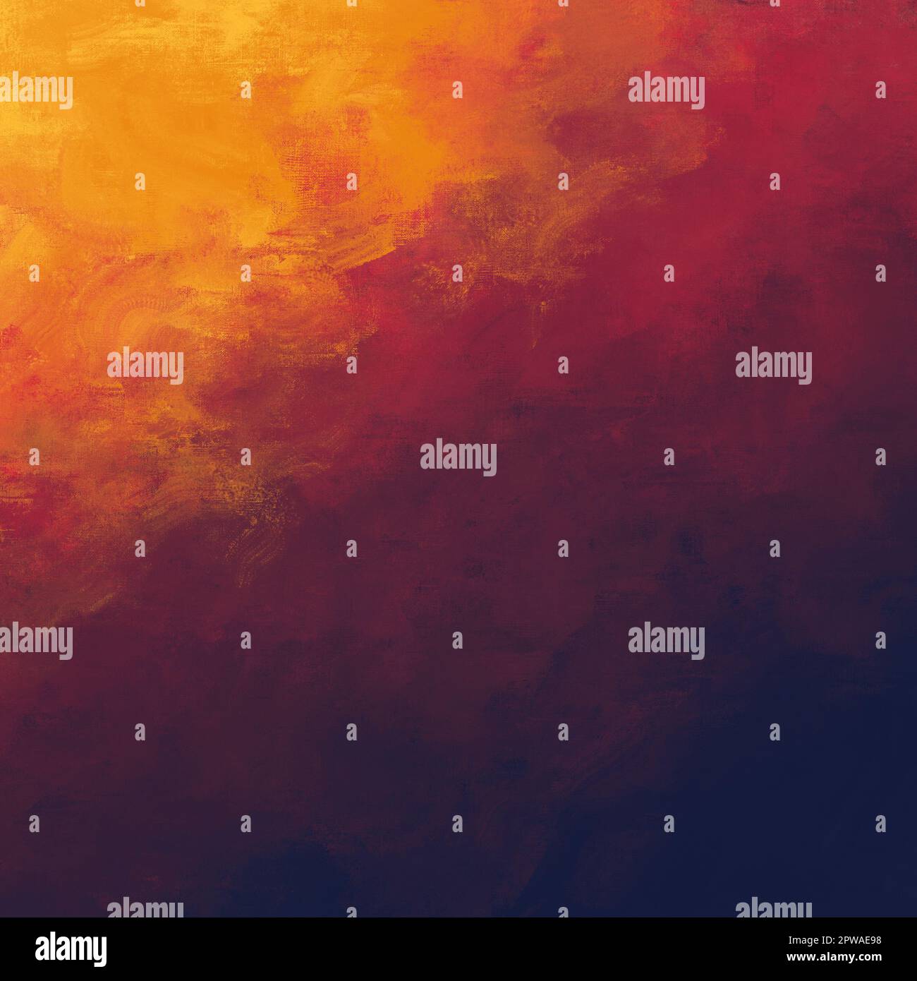 Oil painting abstract art background. Orange to purple gradient square ...