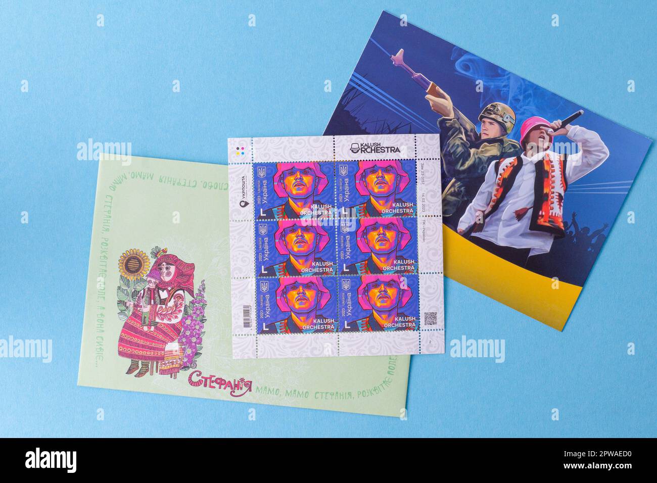 Eurovision ukraine winner kalush hi-res stock photography and images ...