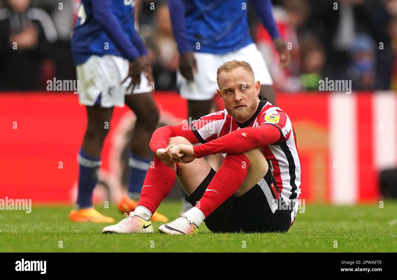 Sunderland's Alex Pritchard after the final whistle in the Sky Bet ...