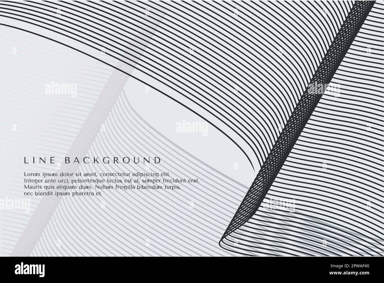Abstract silver lines wave background. Blend line technology wallpaper ...