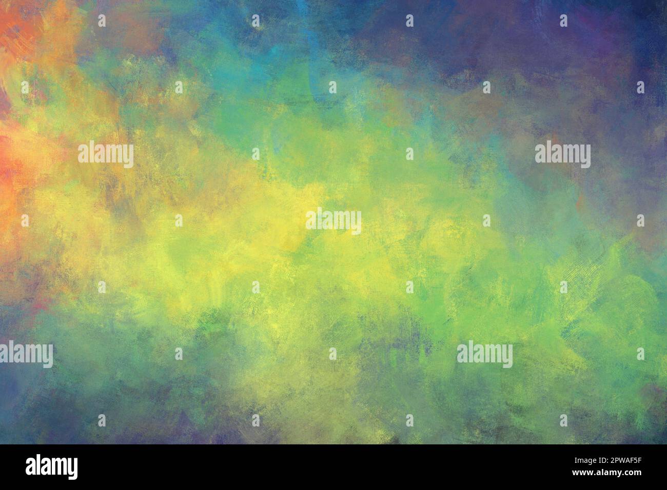 Yellow base oil painting abstract art. Colorful background with soft ...