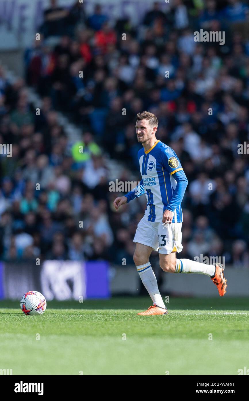 Pascal Gro§ of Brighton and Hove Albion in action during the Premier ...