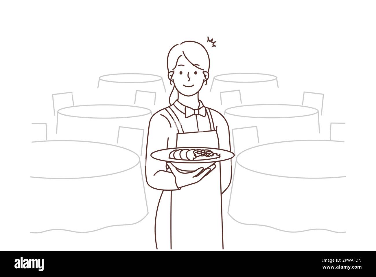 Diner food drawing hi-res stock photography and images - Alamy