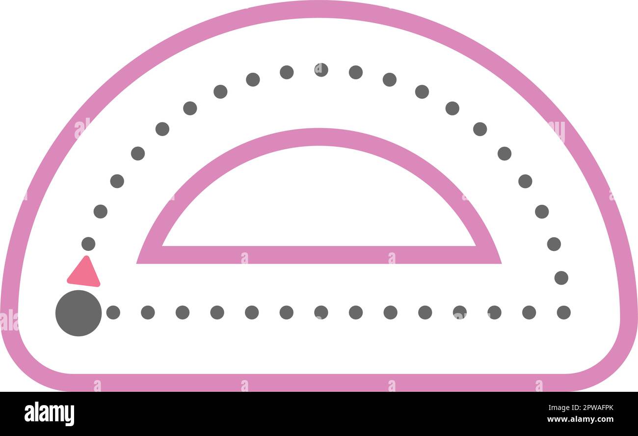 Dotted semicircle shape for tracing lines for preschool and ...