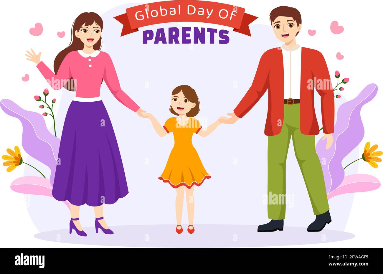 Global Day of Parents Illustration with Importance of Being a ...