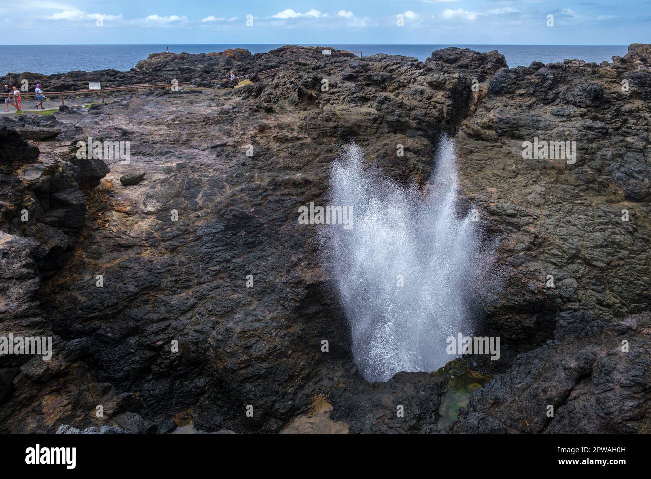 Kiama Blowhole is the largest in the world. Kiama, New South Wales ...