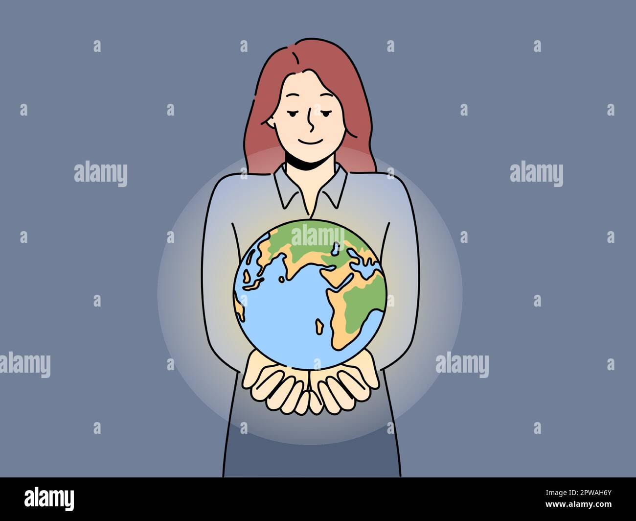 Ecosystem harmony Stock Vector Images - Alamy