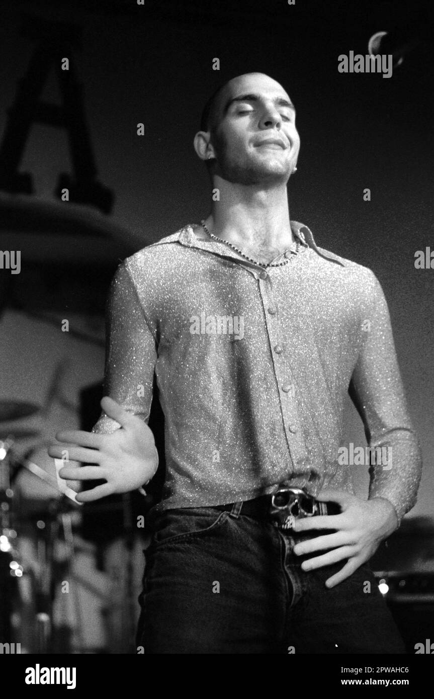 Milan Italy 1993-03-13 : Ahmet Zappa of the Z group in concert at the ...