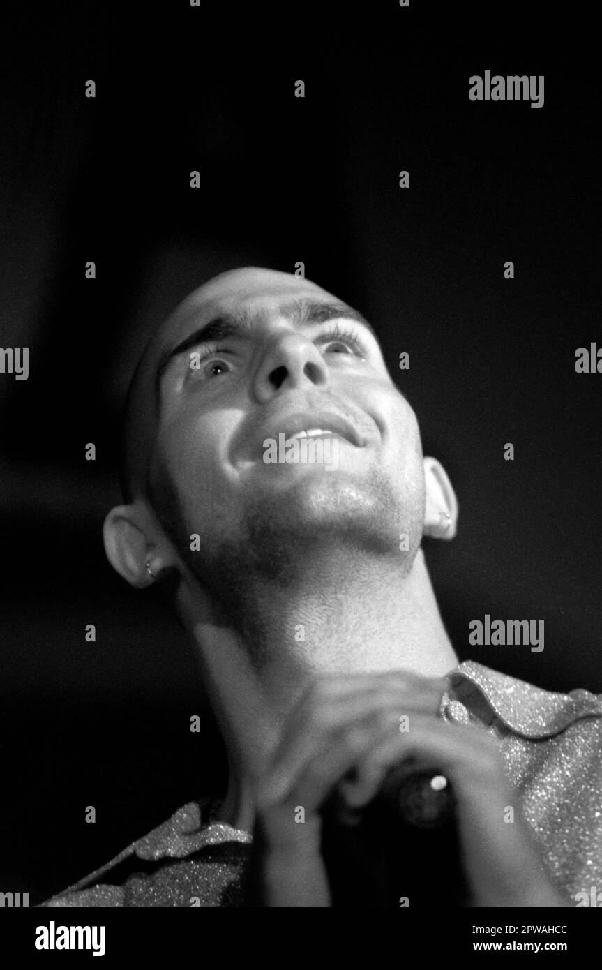 Milan Italy 1993-03-13 : Ahmet Zappa of the Z group in concert at the ...