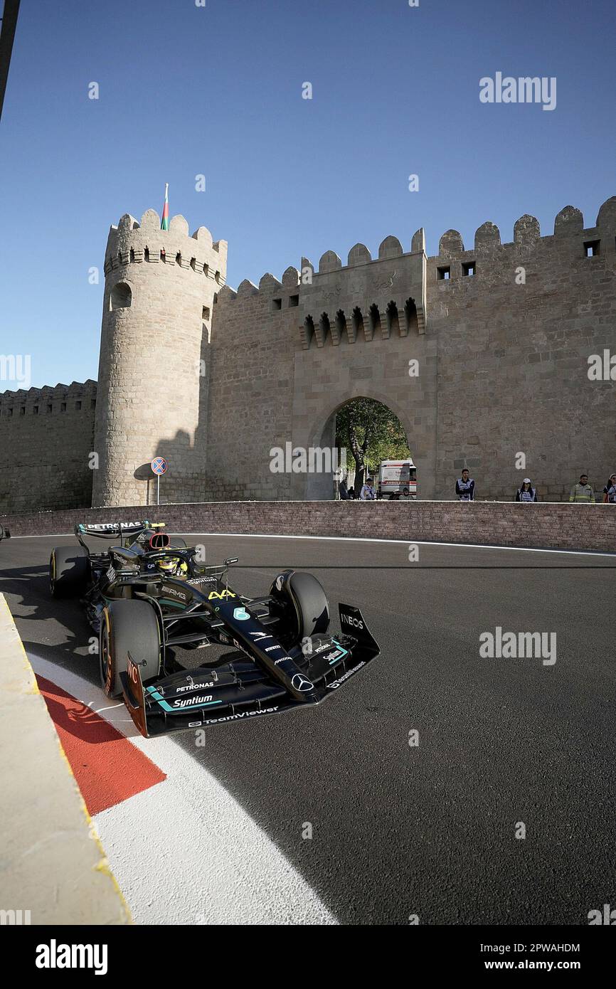 Baku, Aserbaidschan. 29th Apr, 2023. April 29, 2023, Baku City Circuit ...