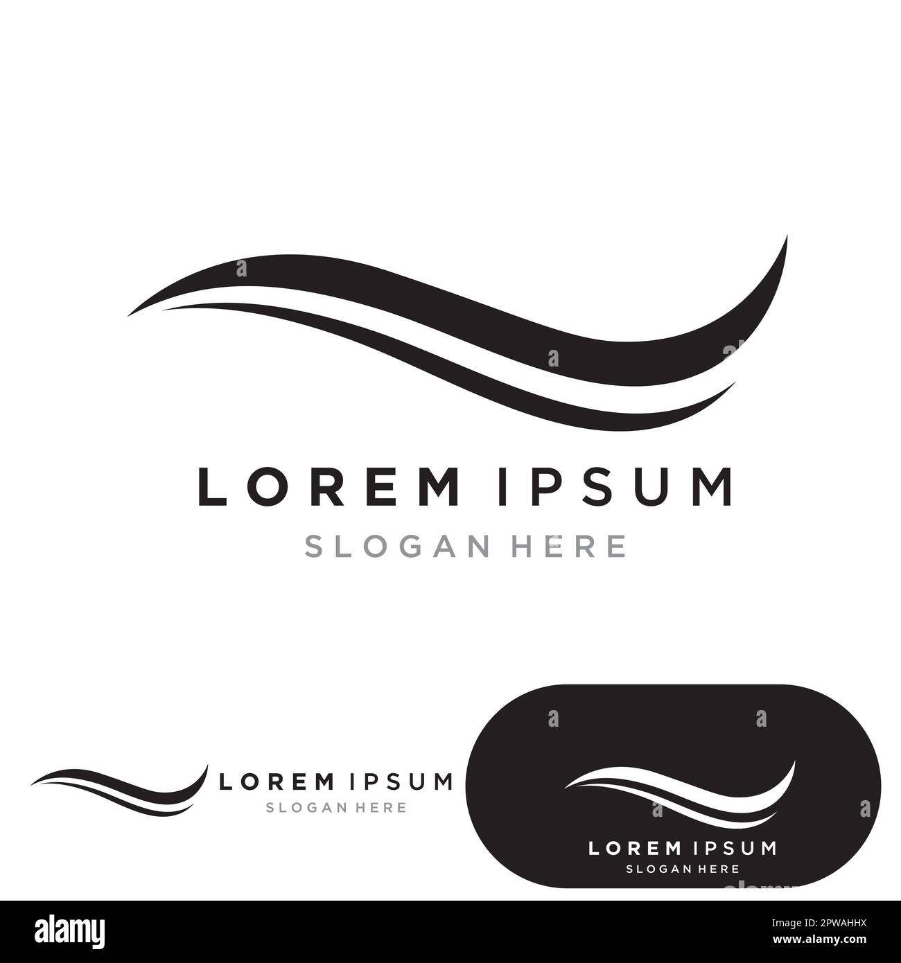 Water logo Black and White Stock Photos & Images - Alamy