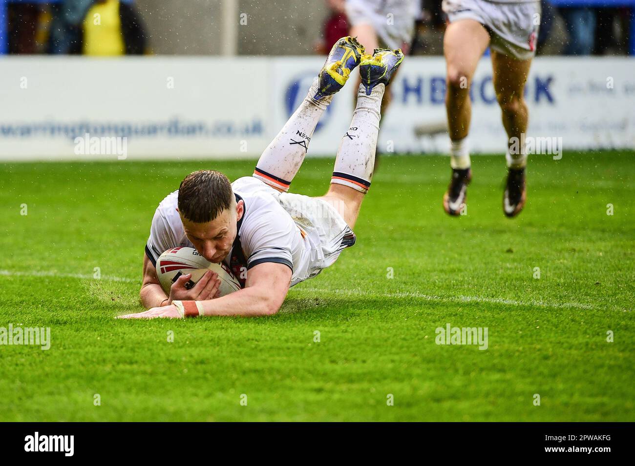 Warrington, England - 29th April 2023 - George Williams of England ...