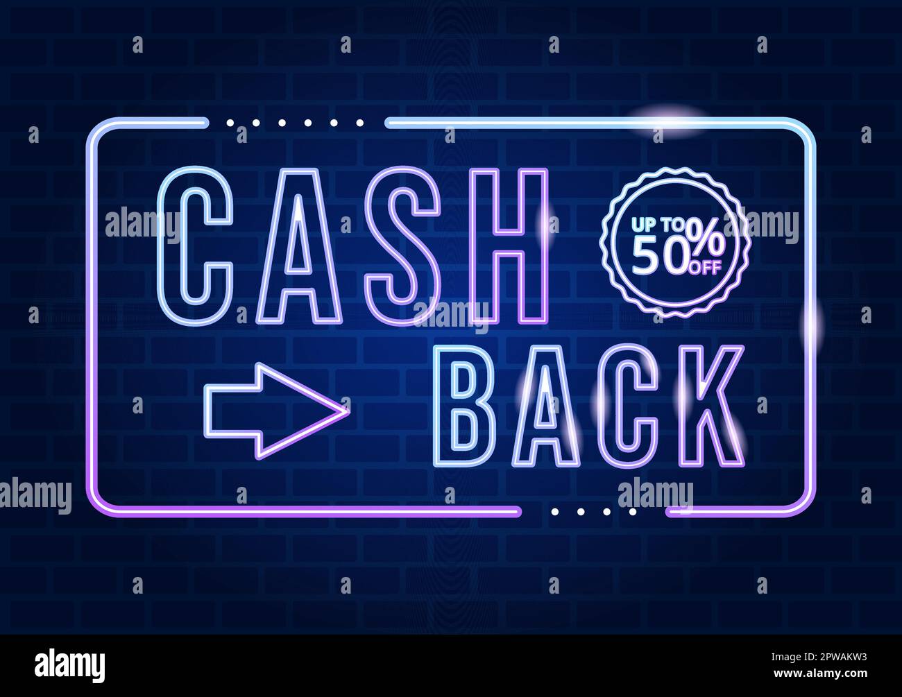 Cashback Illustration with Financial Payment to Money Cash Back Service ...