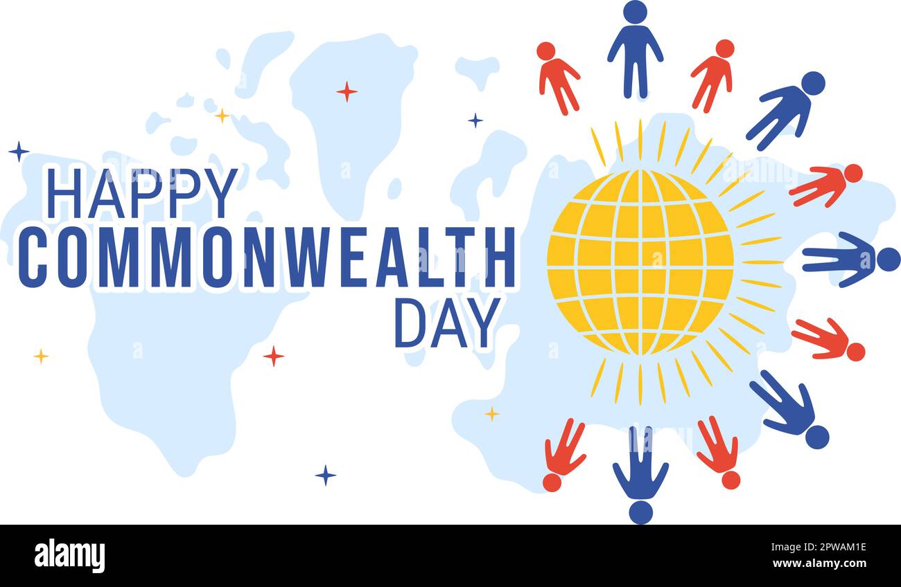 Commonwealth of Nations Day on 24 may Illustration with Helps Guide ...