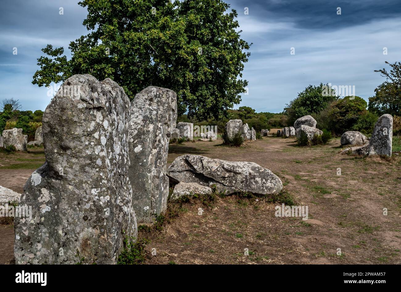 Ancient Stone Field Kerzerho Cruzuno With Neolithic Megaliths Near ...