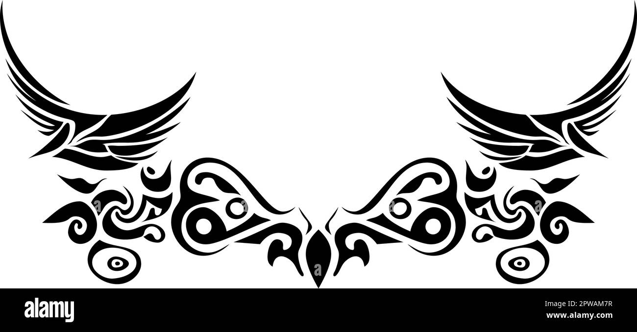 Tribal Tattoo Element Stock Vector Image & Art - Alamy