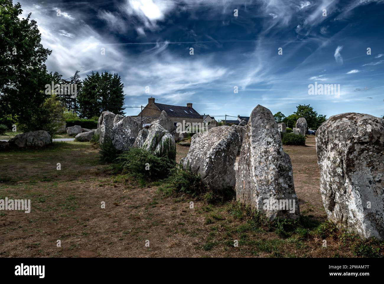 Ancient Stone Field Kerzerho Cruzuno With Neolithic Megaliths And ...