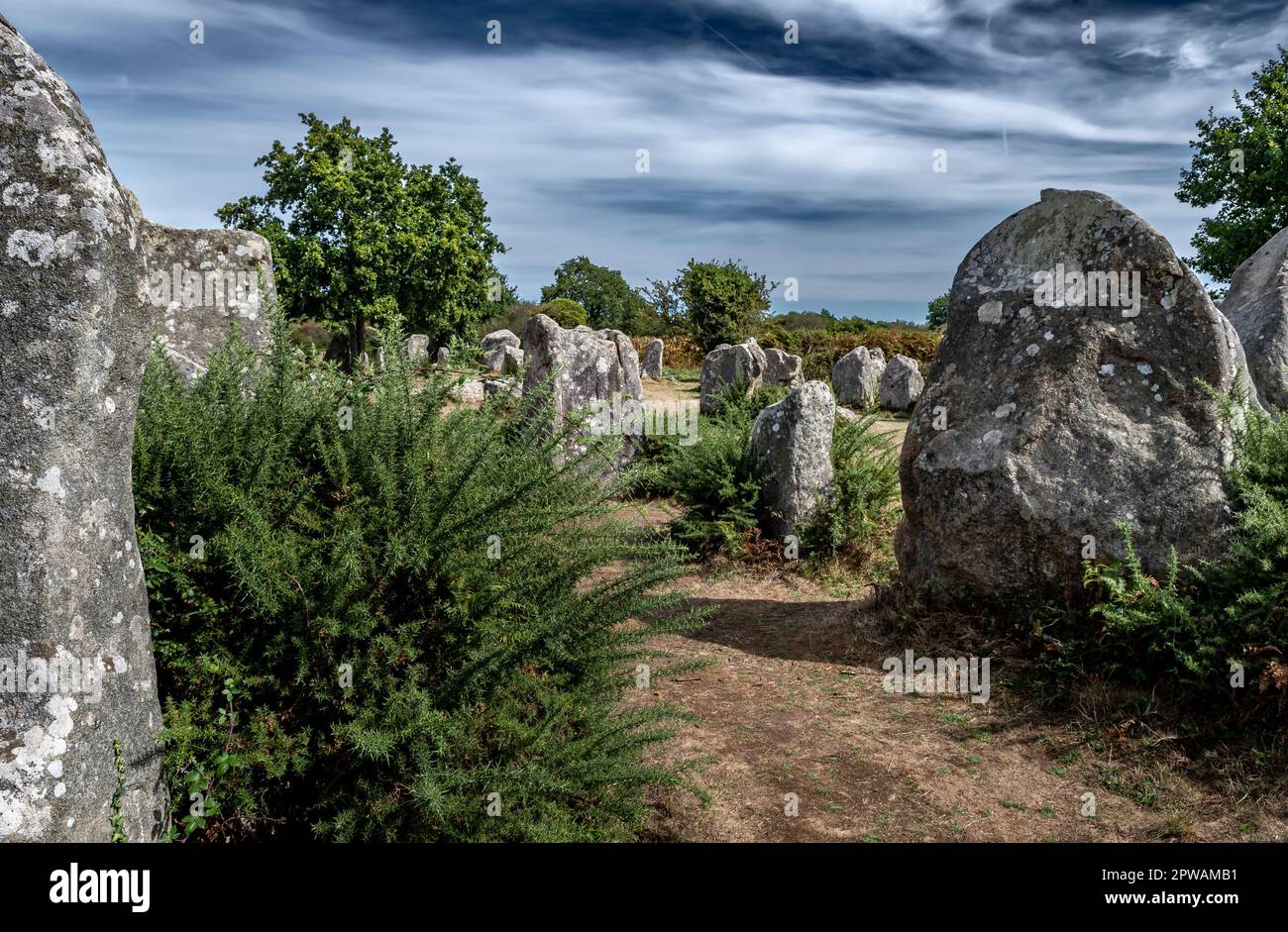 Ancient Stone Field Kerzerho Cruzuno With Neolithic Megaliths Near ...