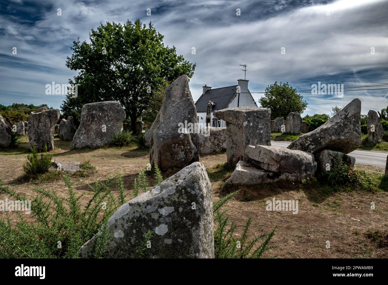 Ancient Stone Field Kerzerho Cruzuno With Neolithic Megaliths And ...
