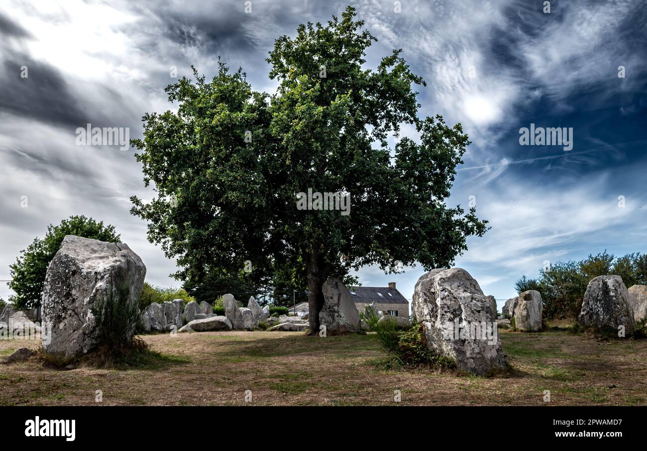 Ancient Stone Field Kerzerho Cruzuno With Neolithic Megaliths And ...