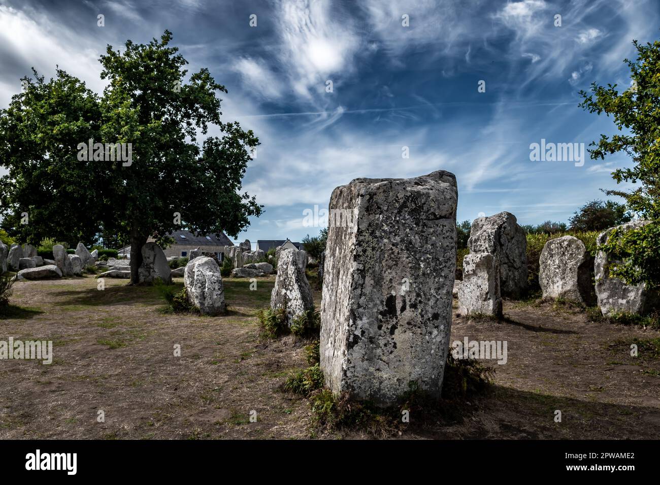 Ancient Stone Field Kerzerho Cruzuno With Neolithic Megaliths And ...
