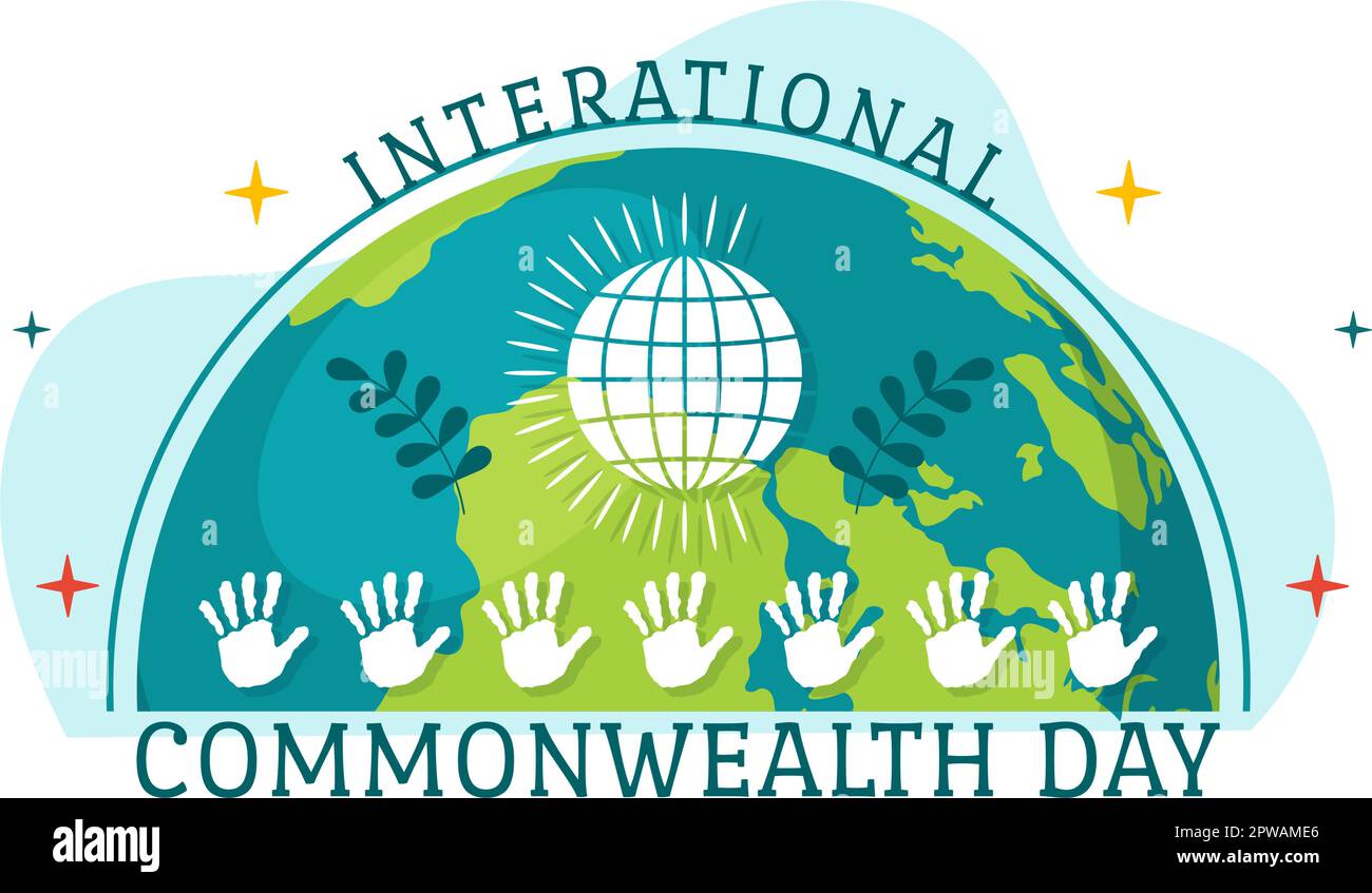 Commonwealth of Nations Day on 24 may Illustration with Helps Guide ...