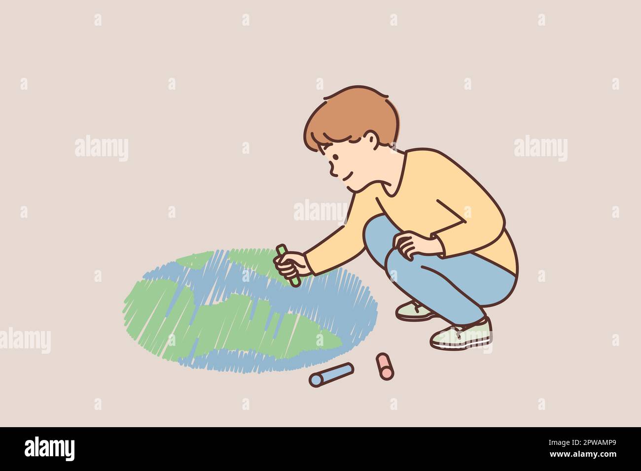 Paint ground Stock Vector Images - Alamy