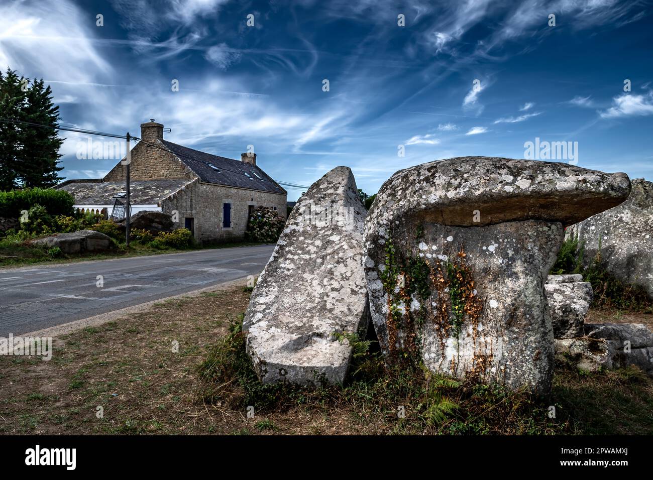 Ancient Stone Field Kerzerho Cruzuno With Neolithic Megaliths And ...