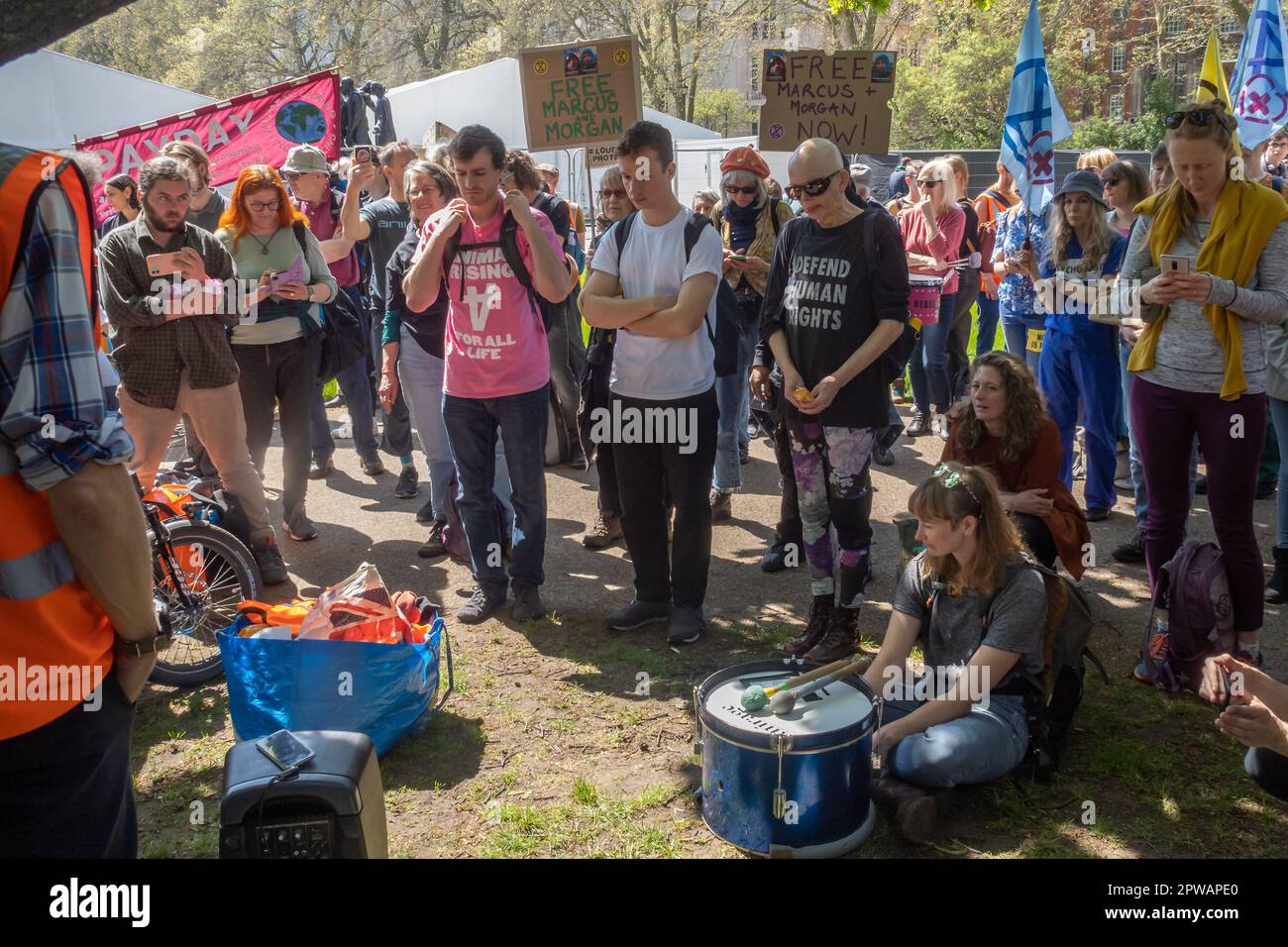 London, UK. Just Stop Oil rally next to Parliament calling for the ...