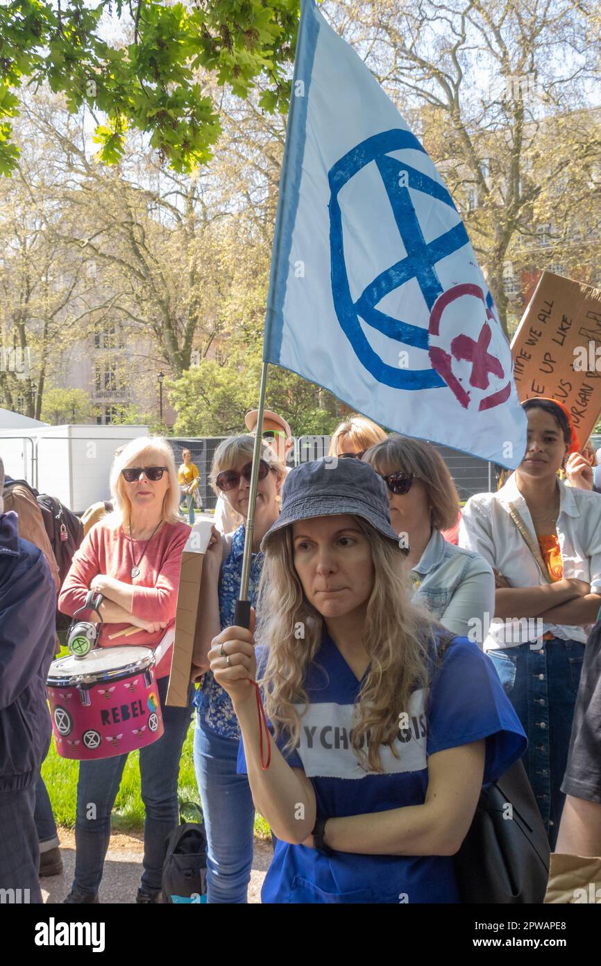 London, UK. Just Stop Oil rally next to Parliament calling for the ...