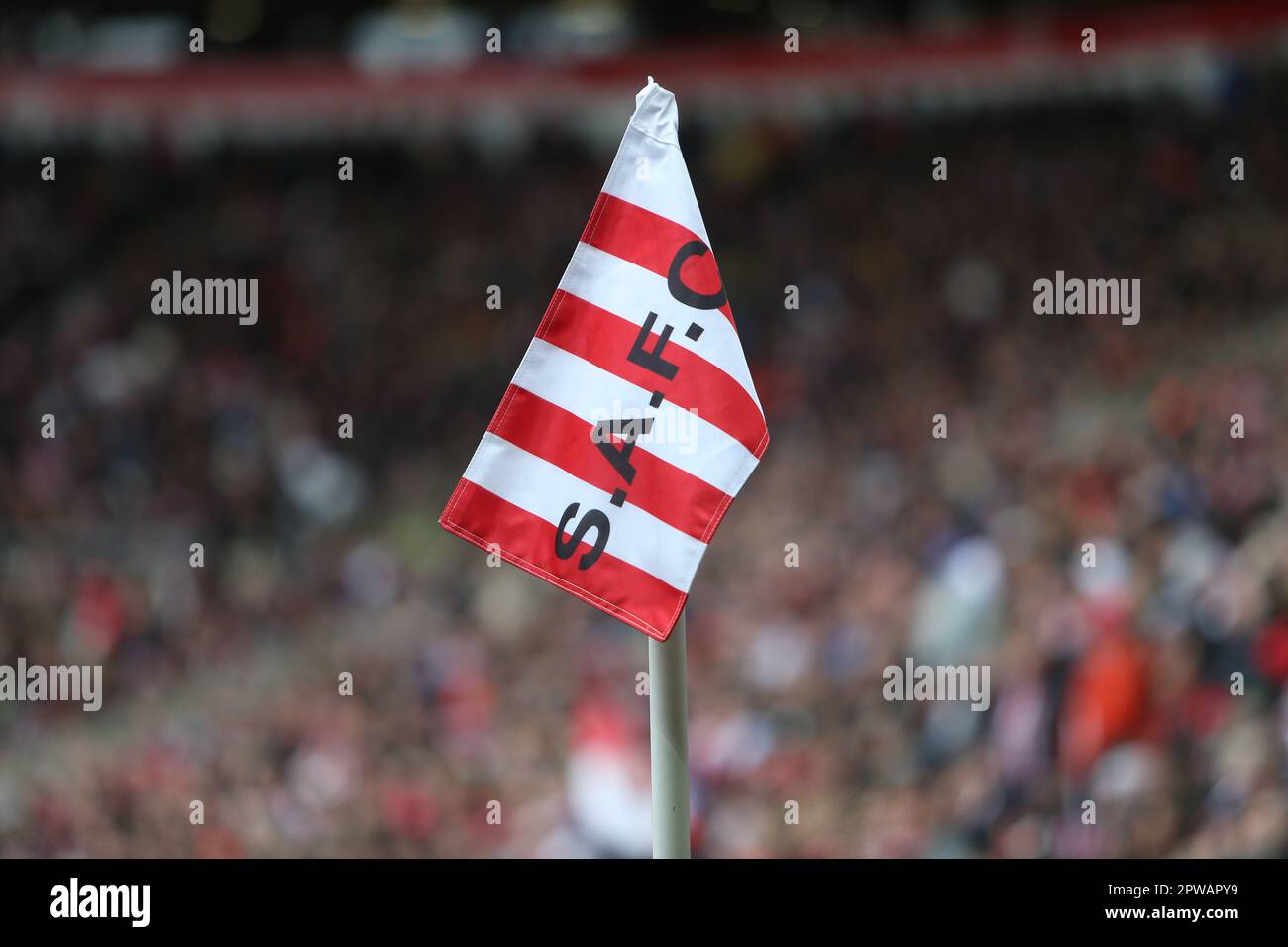 Football general view stadium corner flag hi-res stock photography and ...