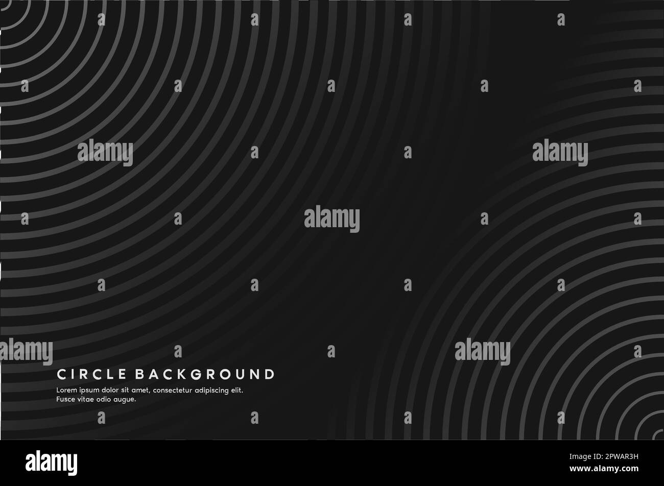 Modern dark circle background. Circle technology design. Circle ...