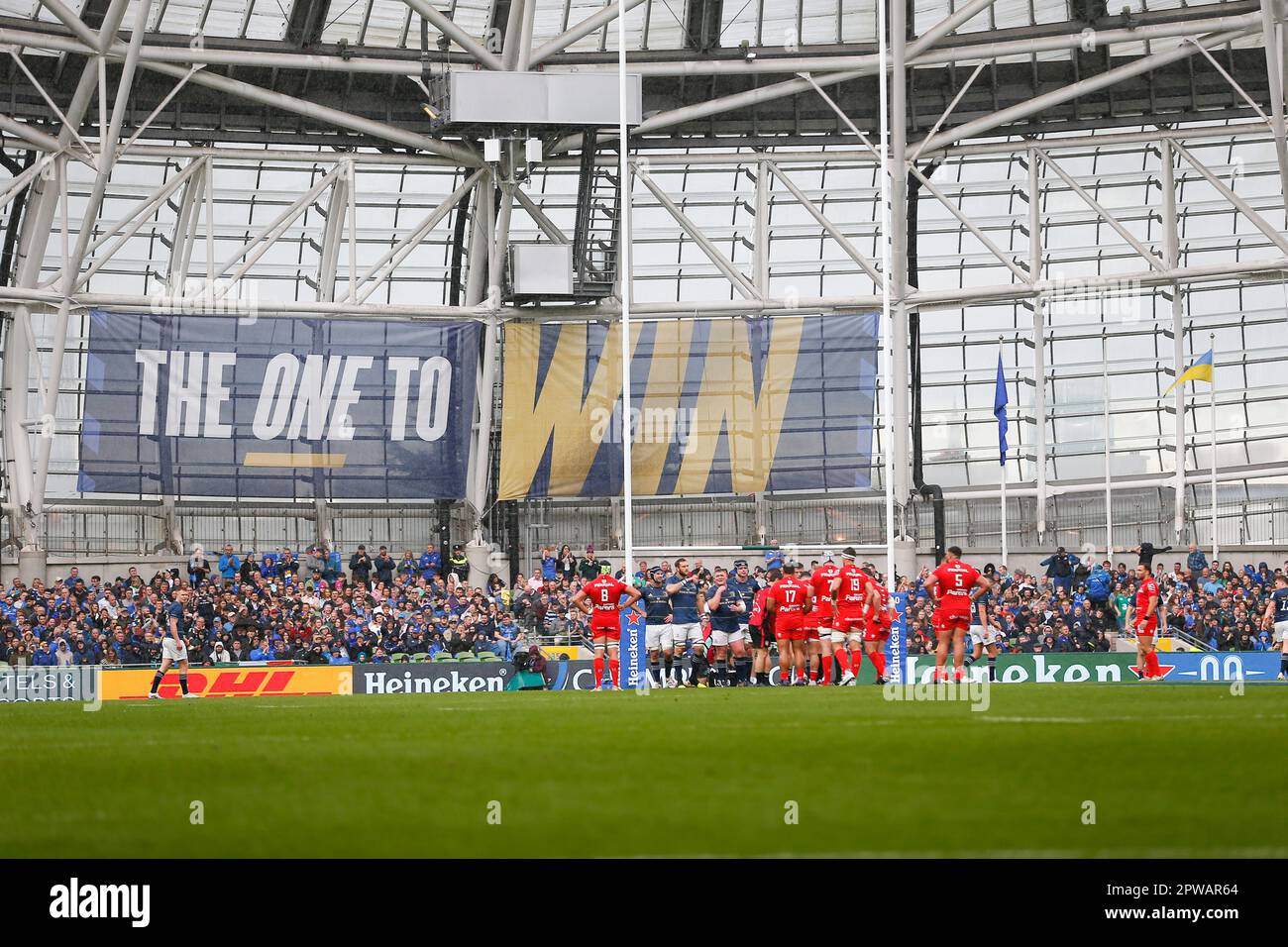 Aviva Stadium, Dublin, Ireland. 29th Apr, 2023. Heineken Champions Cup ...