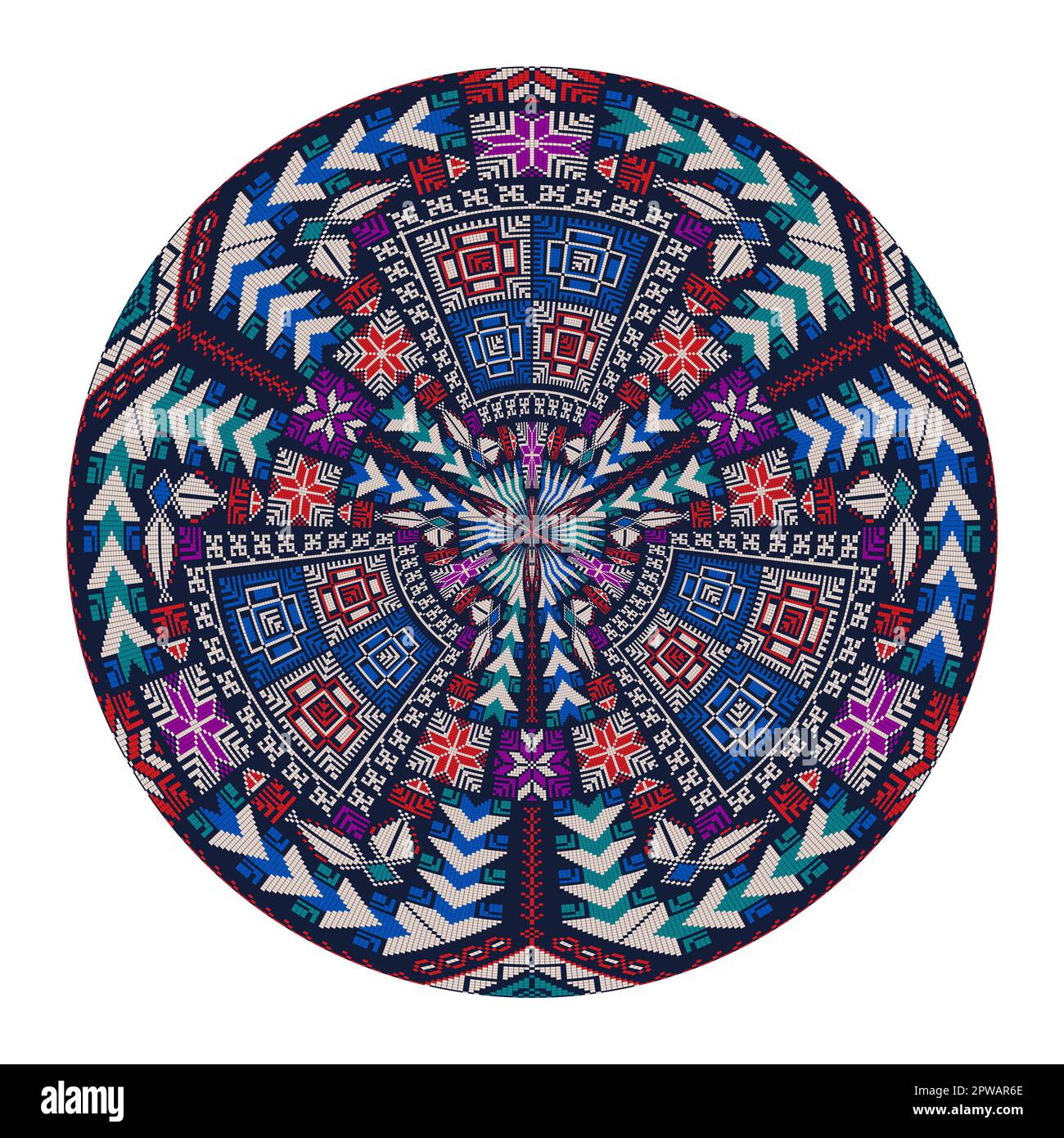 Palestinian Tatreez design element 4 Stock Vector Image & Art - Alamy