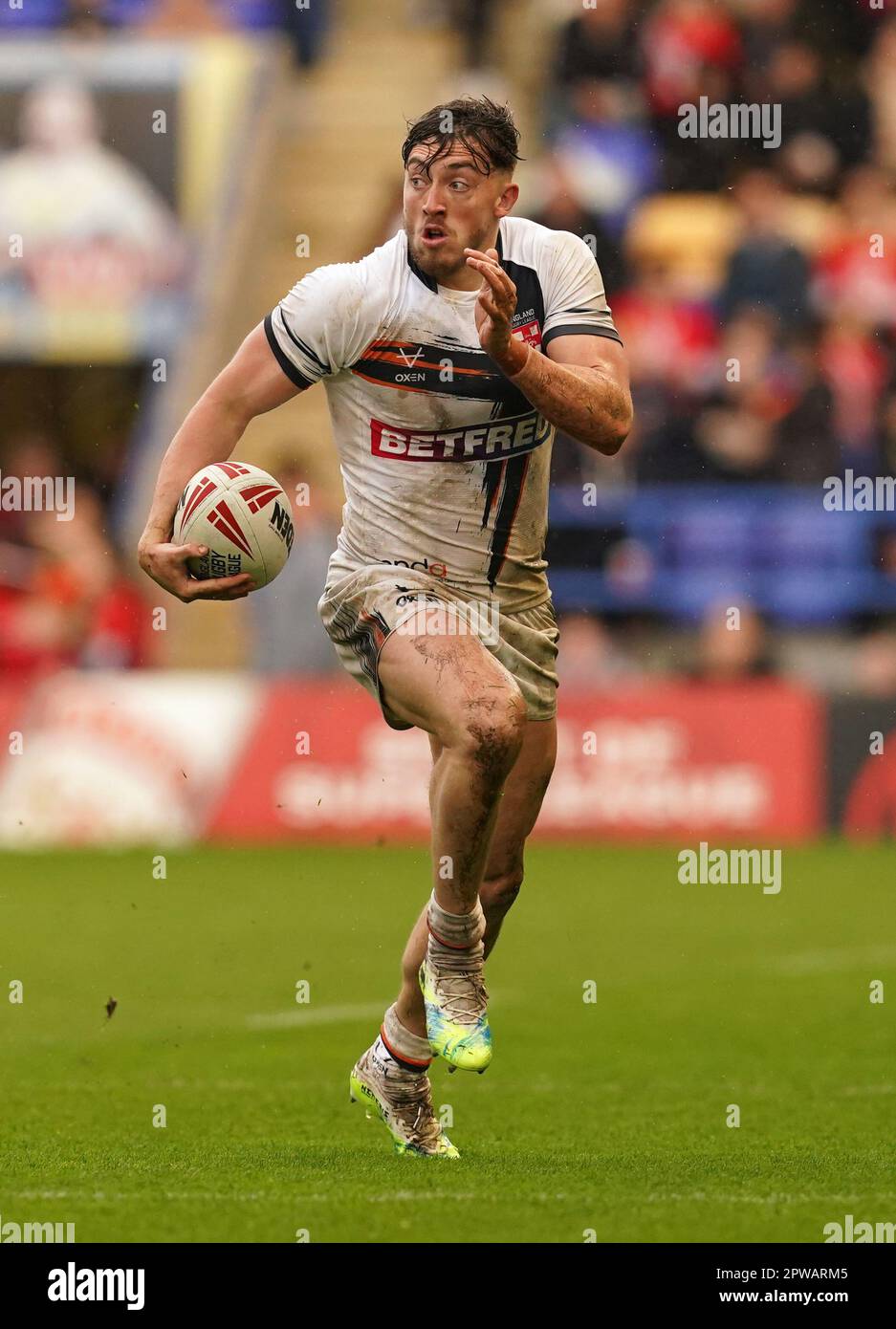 England's Matty Ashton during the men's mid-season international match ...