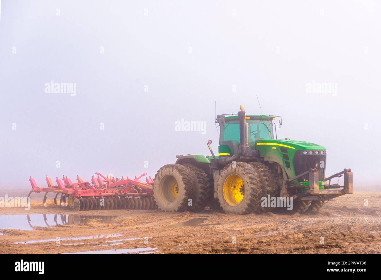 John Deere 9430 Towing Disc. Spring Field Preparation. Geneseo, New ...