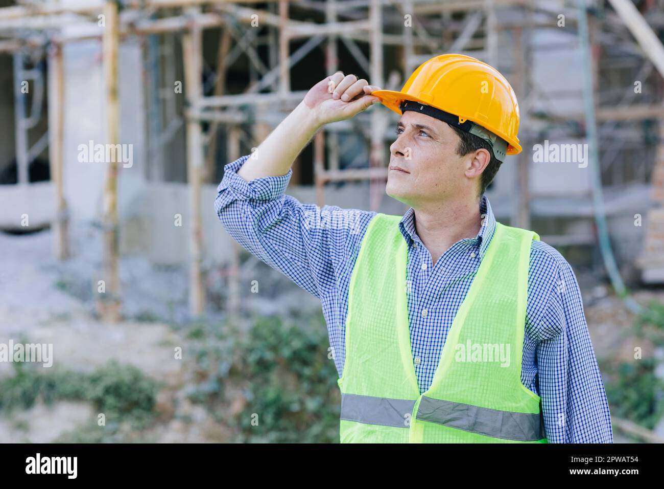 American construction engineer male smart confident looking high for ...