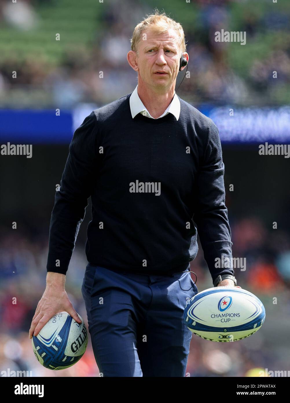 Leinster's Leo Cullen during the warm up before the Heineken European ...
